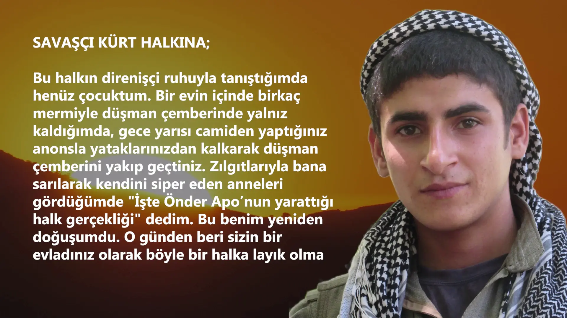 ROJGER HÊLÎN’İN HALKINA MEKTUBU: DEVRİM BİZİ BEKLİYOR – Medya Haber ...